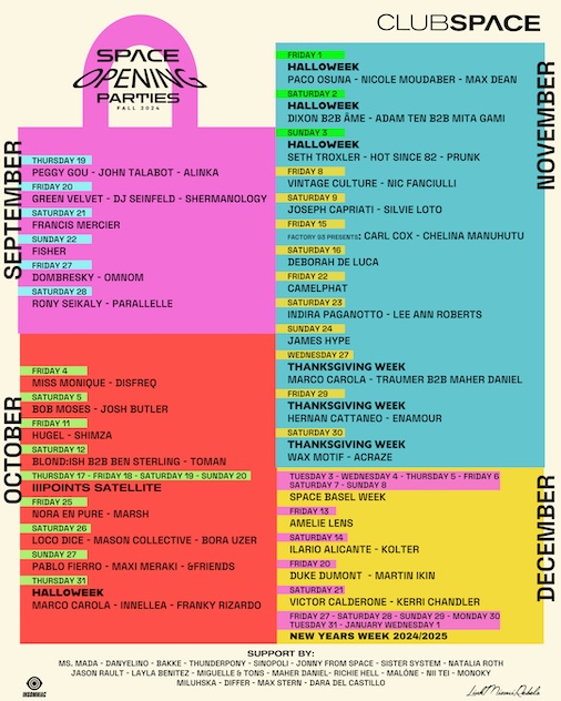 Miami's Club Space announces reopening date · News RA