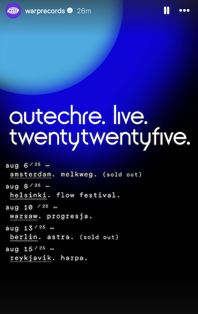 Autechre announce 25-date UK and North America tour · News RA